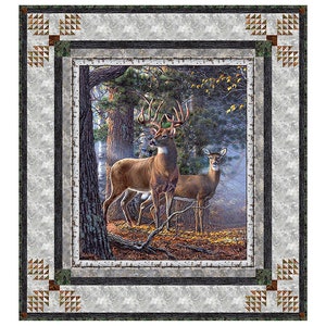 Deer Quilt - Etsy