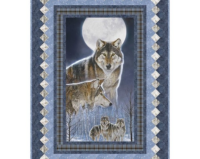 Forest Frame Quilt Kit, Featuring First Light Fabrics by Northcott ...