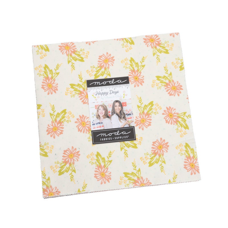Happy Days Layer Cake, Moda Fabrics - Etsy