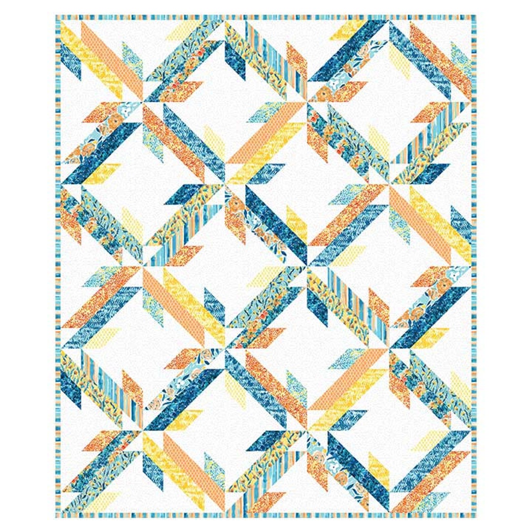 The Carly Quilt, I'M A KIT, Lush & Lively Fabrics by Figo Fabrics ...