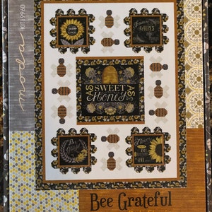 Quilt KIT! Bee Grateful Quilt Kit! Moda, Finishes 58"x62" - Etsy