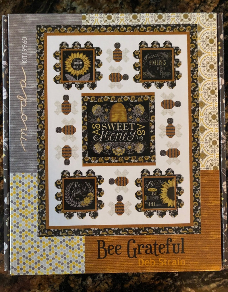 Quilt KIT Bee Grateful Quilt Kit Moda Finishes - Etsy