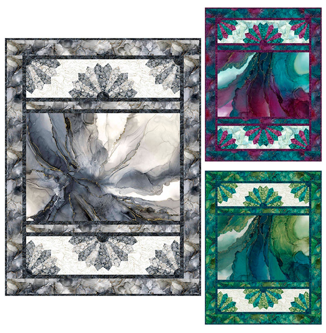 Vestibule Quilt Kit, Featuring Midas Touch Fabric by Northcott, Finishes 51x67 - Etsy