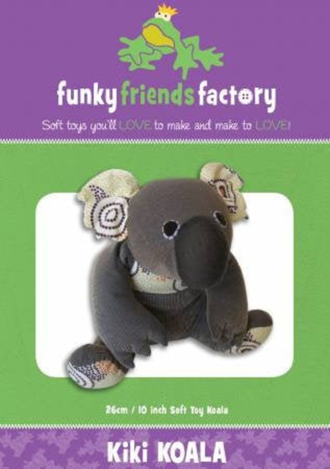 Kiki KOALA, Funky Friends Factory Pattern - Etsy