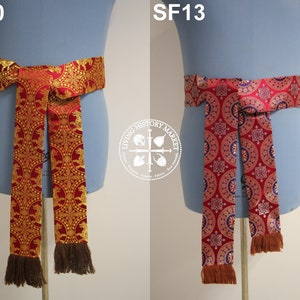 Rus Viking / Kievan Rus Silk Brocade Sash for Historical Reenactment - Etsy