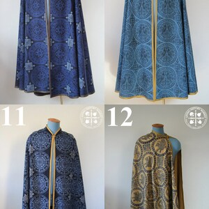 Viking Rus Byzantine Stamped Wool Cape half Circle Shaped - Etsy