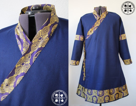 Mongol / Golden-horde / Cuman Caftan With Sil Brocade for - Etsy