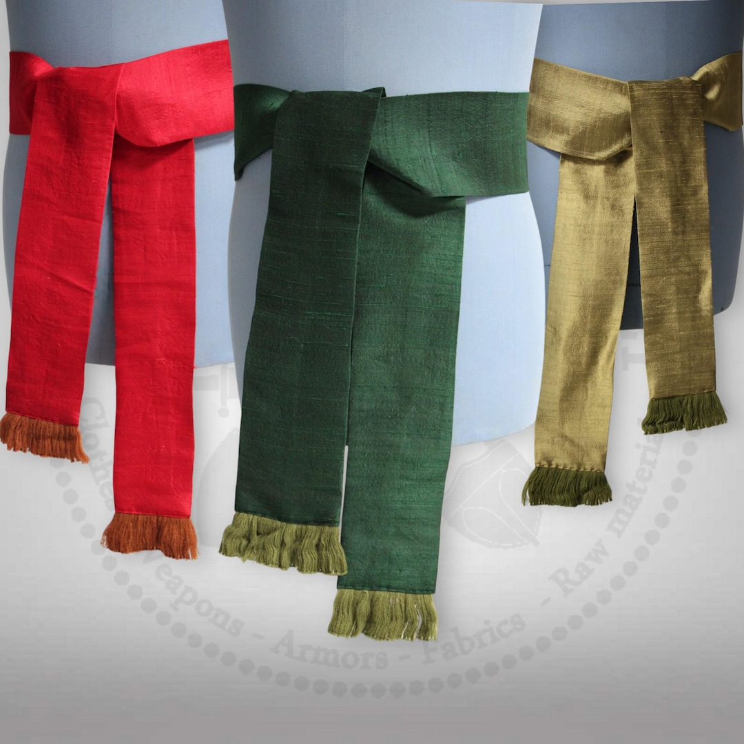 Rus Viking / Kievan Rus Silk Sash for Historical Reenactment - Etsy