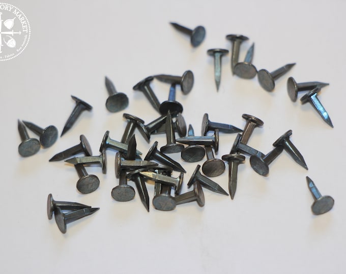 7mm Long Historical Iron Forged Nails for Medieval - Etsy