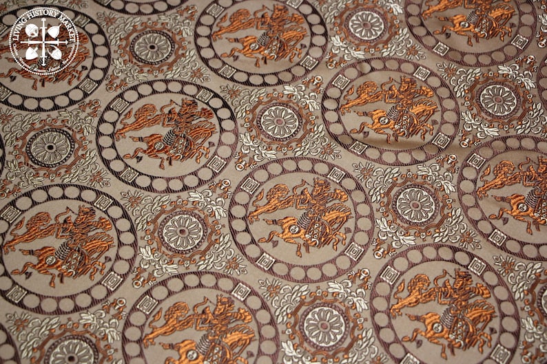 Oseberg Viking Silk Brocade - Tang Dynasty - 800 - 900 A.D. - Etsy