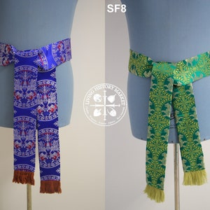 Rus Viking / Kievan Rus Silk Brocade Sash for Historical Reenactment - Etsy