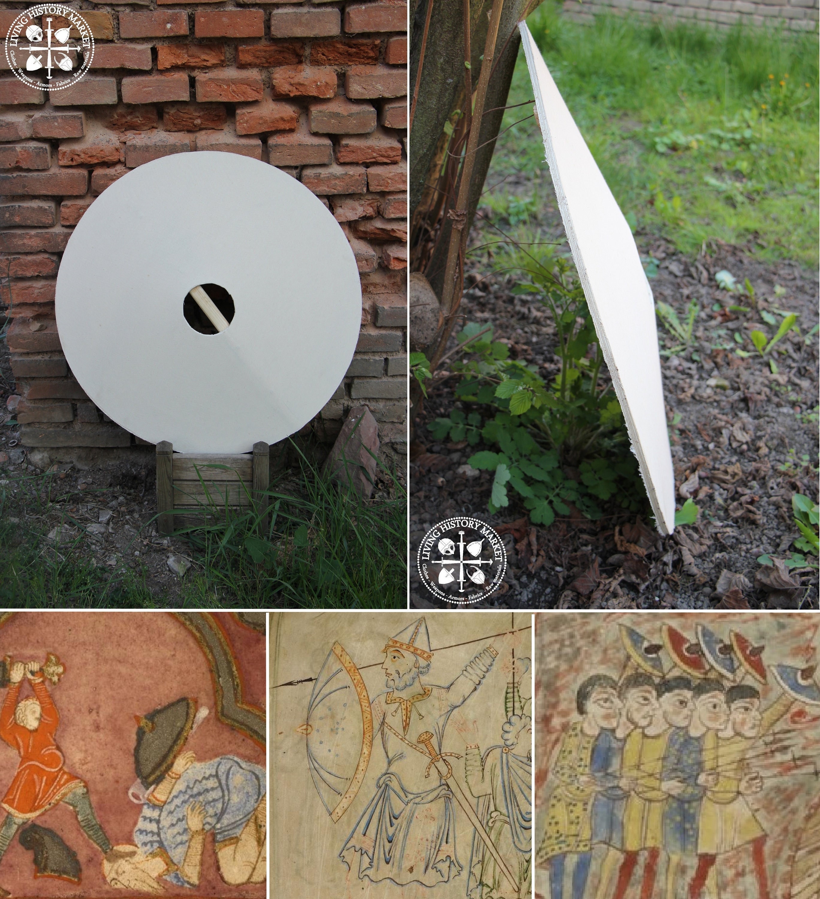 Medieval Shield Blanks for Historical Reenactment DIY - Etsy