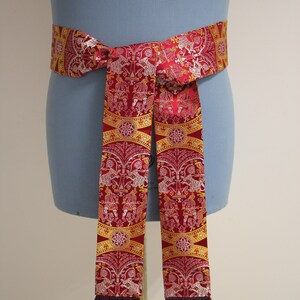 Rus Viking / Kievan Rus Silk Brocade Sash for Historical - Etsy