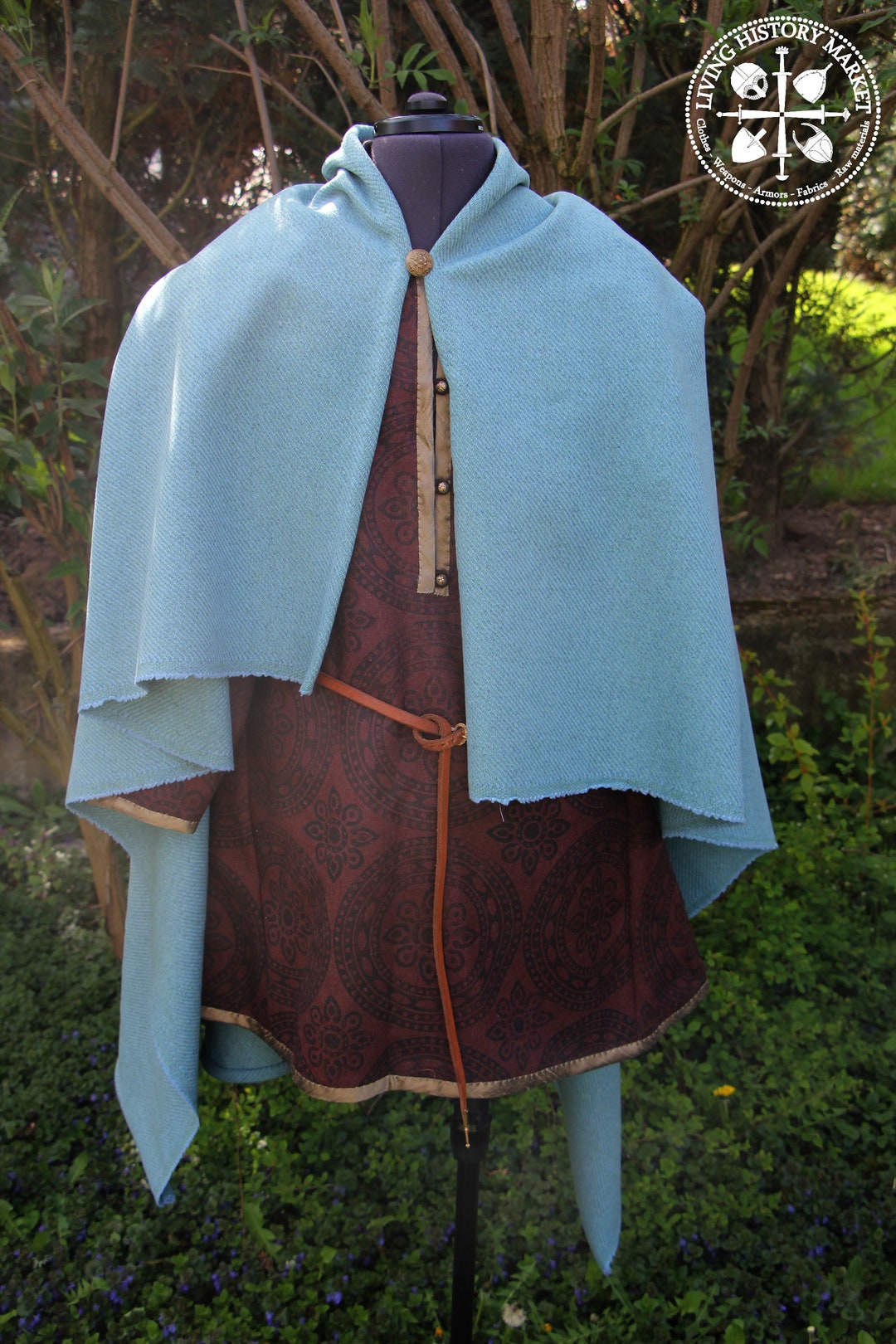 Wool Cape / Blanket for Viking Reenactors / Hand-sewn / Historical ...