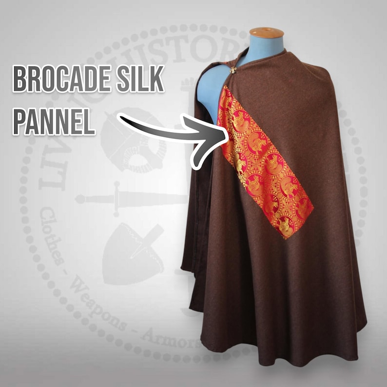 Carolingian Byzantine Cape (half Circle Shaped) Historical Replica- SCA ...