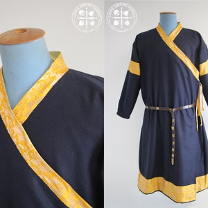 Mongol / Golden-horde / Cuman Caftan With Sil Brocade - for Historical ...