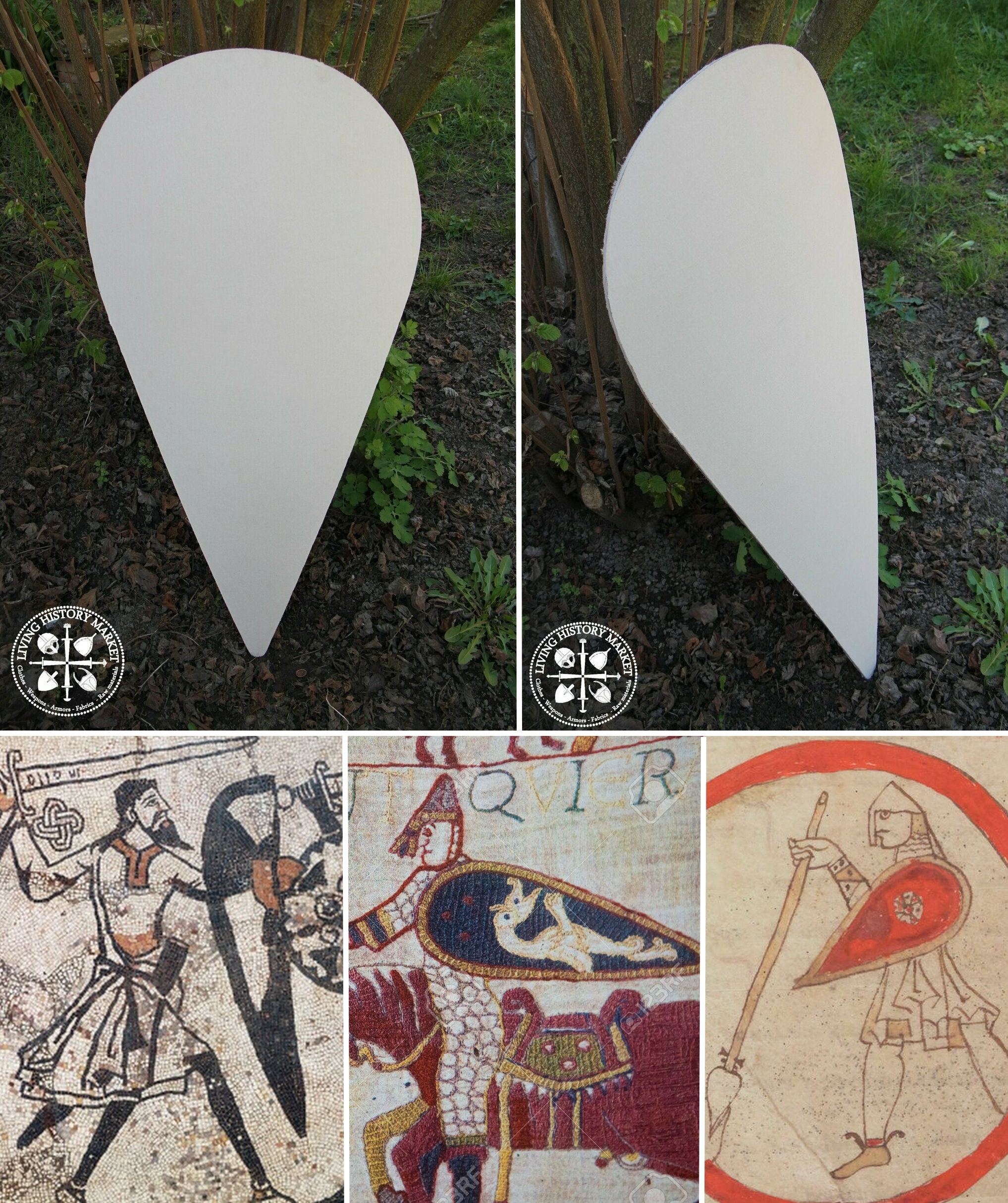 Medieval Shield Blanks for Historical Reenactment DIY - Etsy