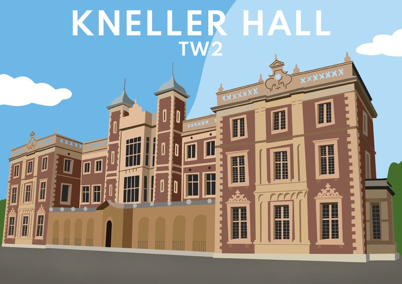Kneller Hall, Whitton TW2 - Digital Print - Etsy UK