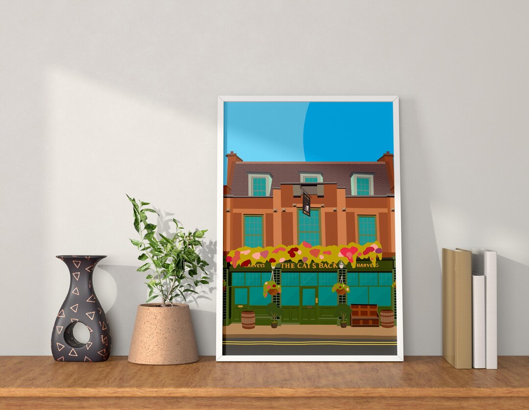 The Cats Back, Wandsworth - Art Print - Etsy