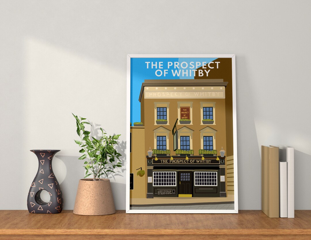 The Prospect of Whitby Pub, Wapping - Art Print - Etsy