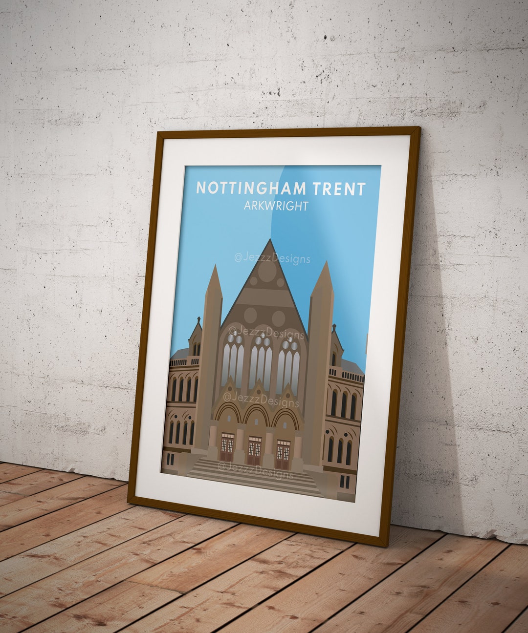 Nottingham Trent University, City Campus Arkwright - Art Print - Etsy