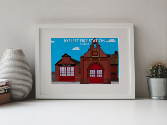 Byfleet Fire Station Digital Print | Etsy