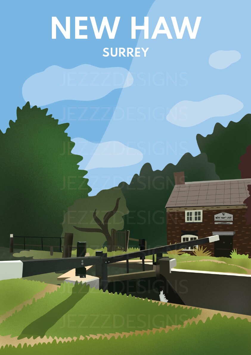 New Haw Lock, Digital Print - Etsy