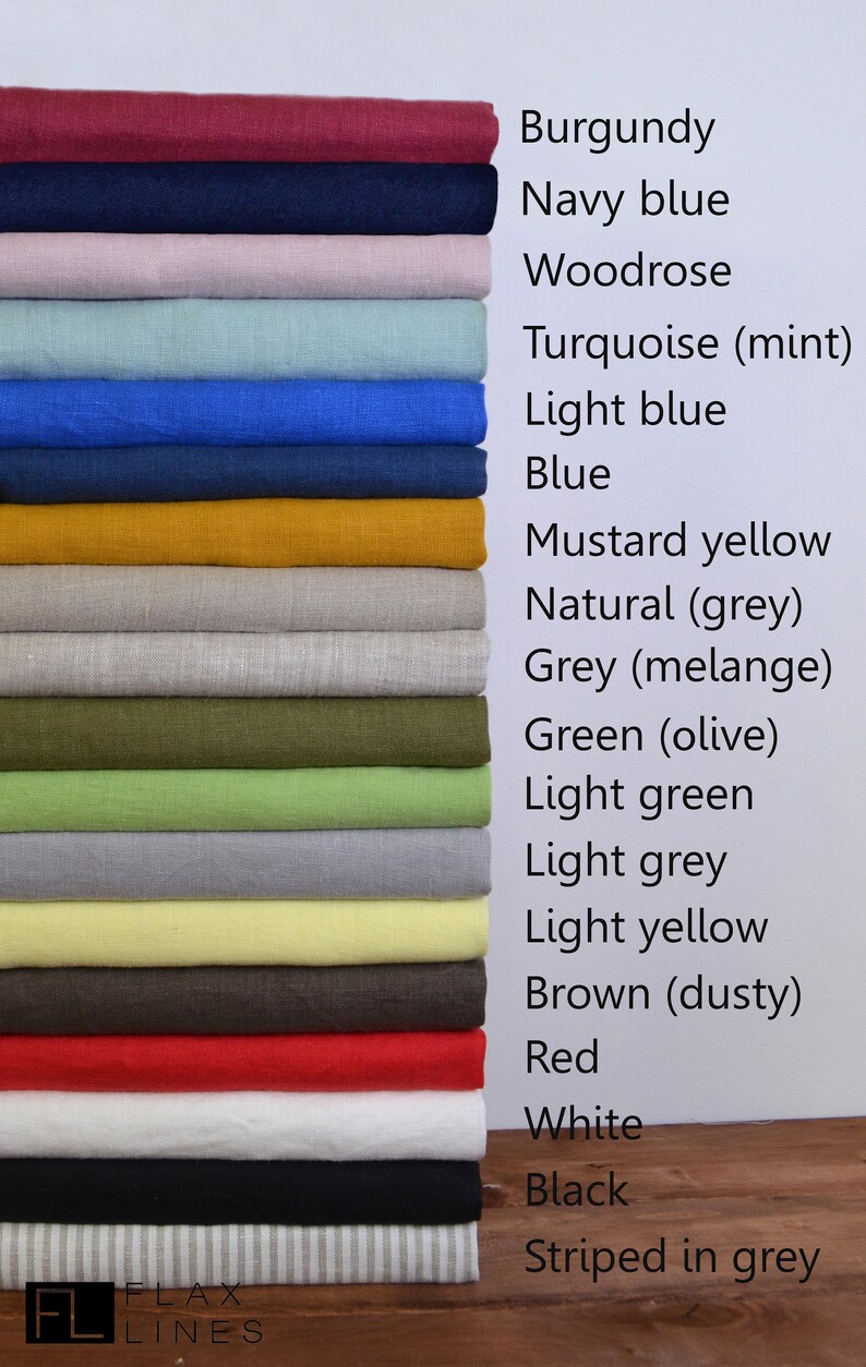 Linen Napkins in Various Colors and Size. Handmade - Etsy