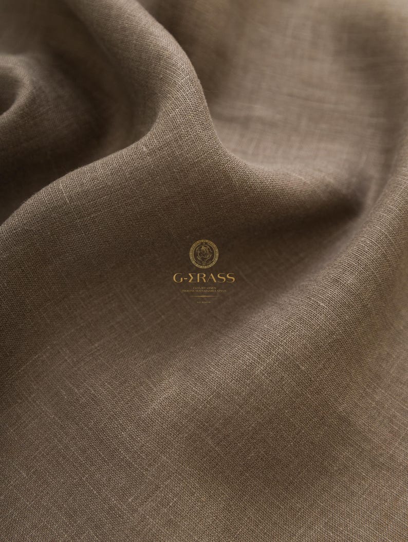 100% Luxury Linen Fabric by the Yard | Stonewashed Linen | 2025 Eco ...