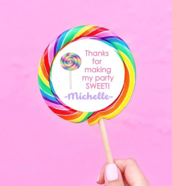 Candyland Sticker Candy Shop Sticker Candy Land Labels | Etsy