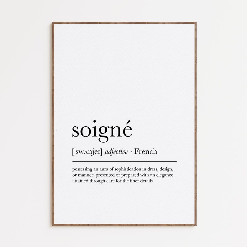 French Word Art - Etsy