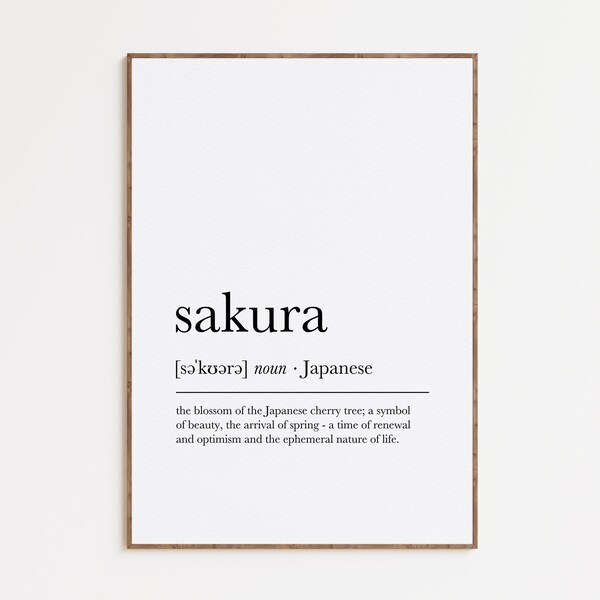 Japanese Word Art - Etsy