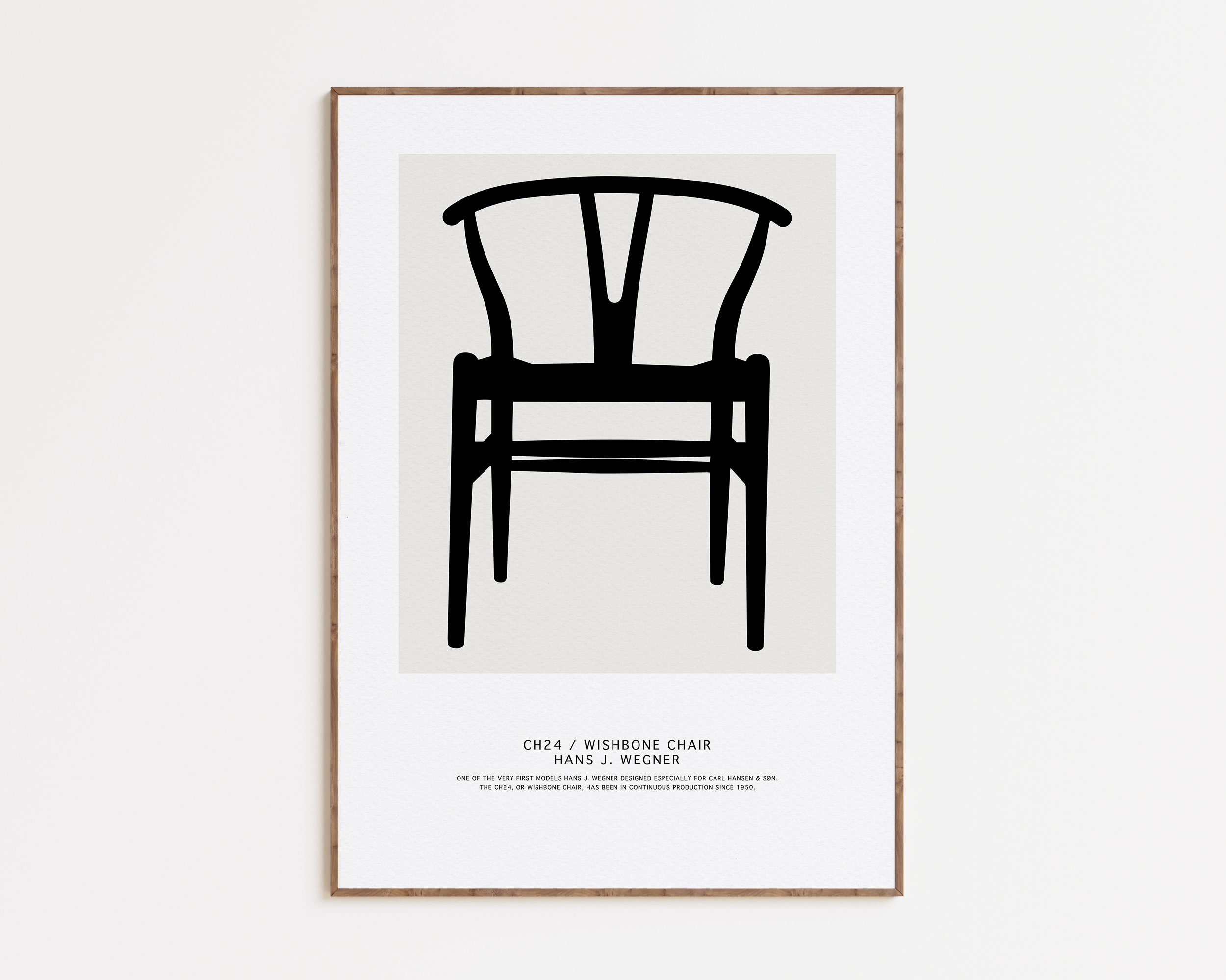 Danish Chair Poster - Etsy Danish Chair Poster - Etsy