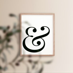 Modern Lowercase Name Initial, Monochrome Letter Poster, Surname Family ...