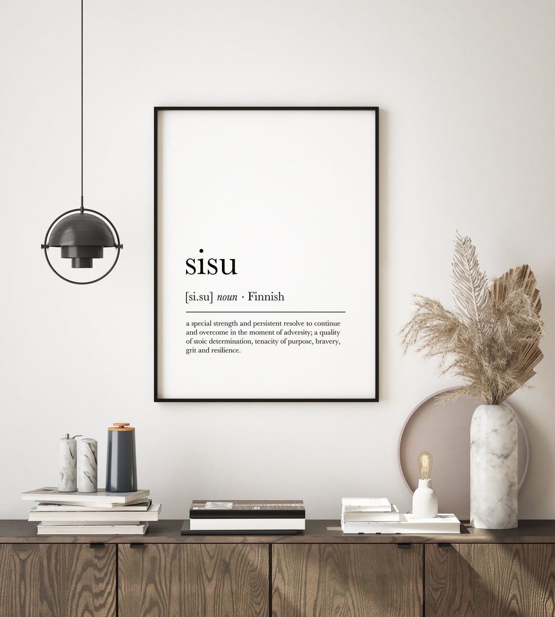 Sisu Definition Print Dictionary Artwork Scandinavian Art Etsy UK