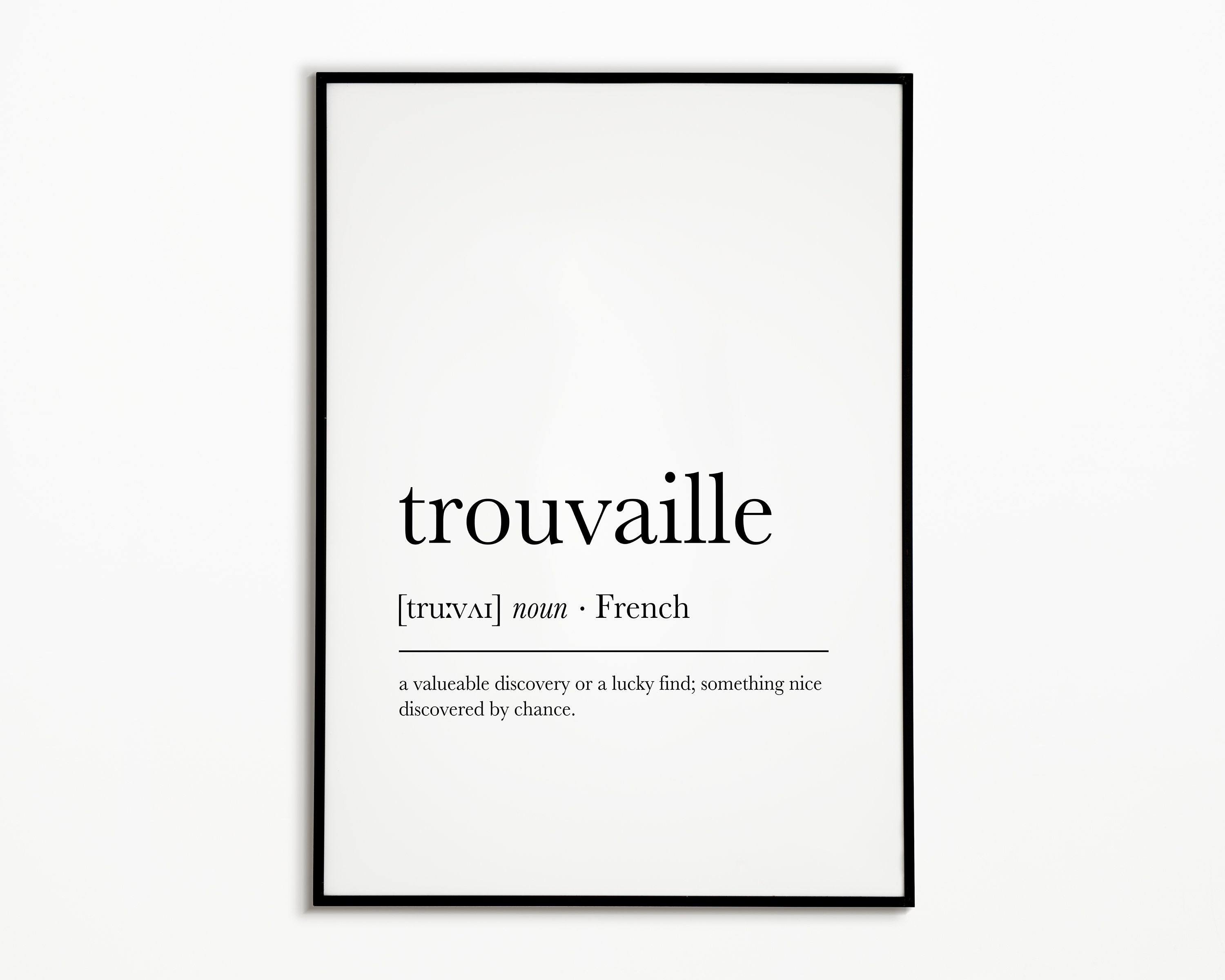 Flâneur Soigne Trouvaille Definition Prints Set of 3 - Etsy UK