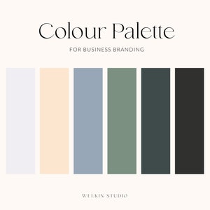 Luxury, Pastel & Modern Brand Colour Palette, Brand Identity HEX ...
