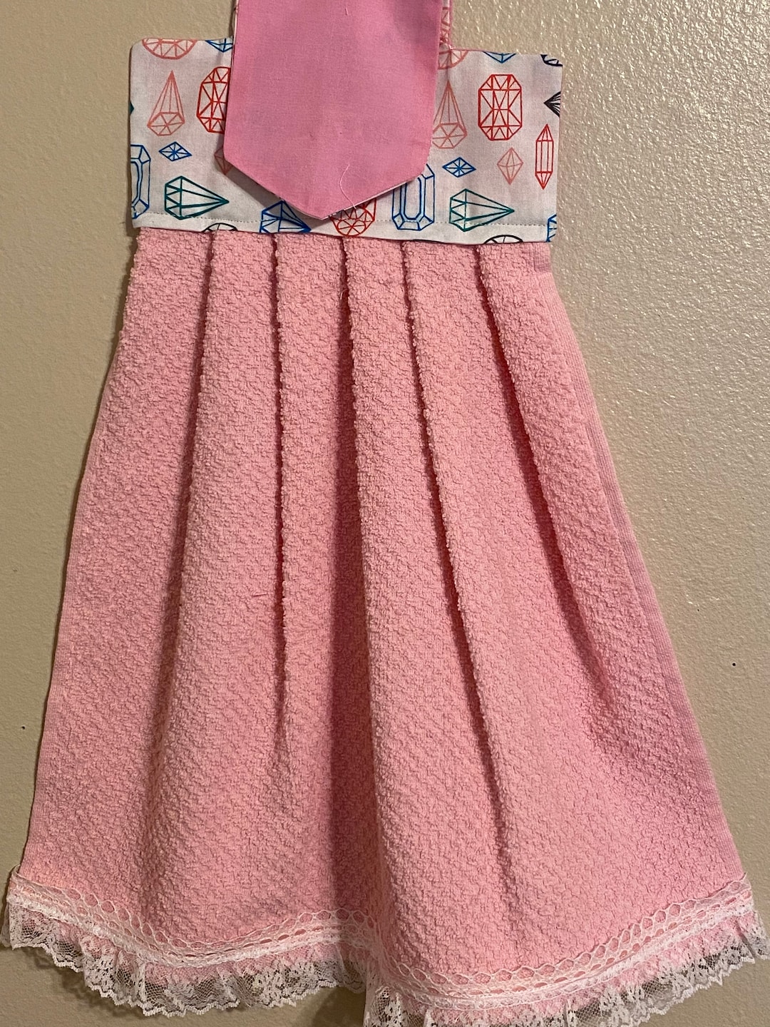 PINK KITCHEN TOWELS - Etsy