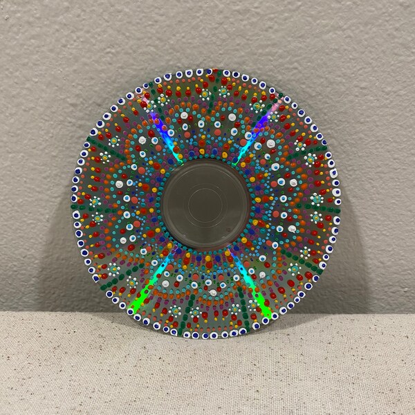 Painted Cd - Etsy