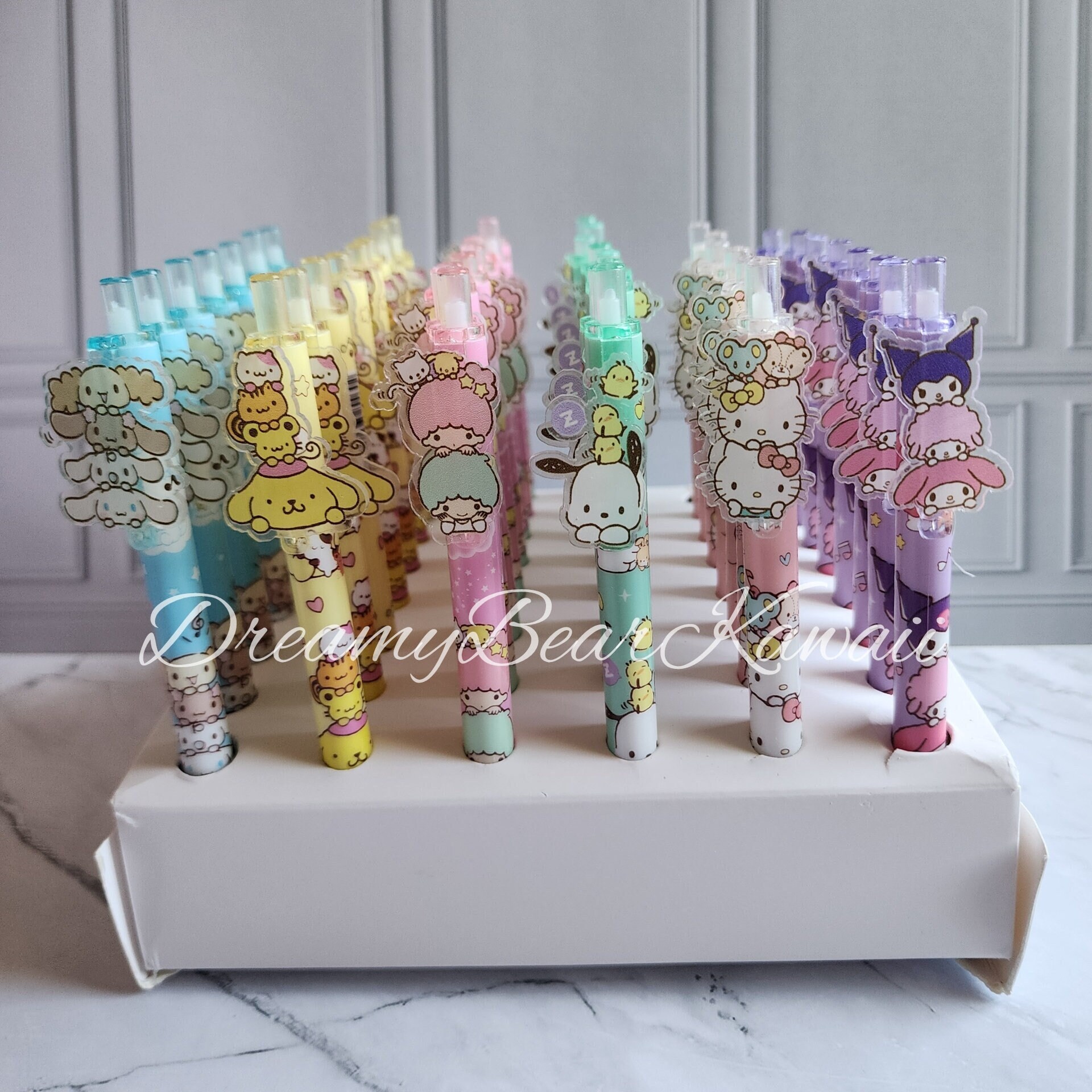 Kawaii Cute Sanrio Character Pen Birthday Gift Stationery Gel Pen Hello ...