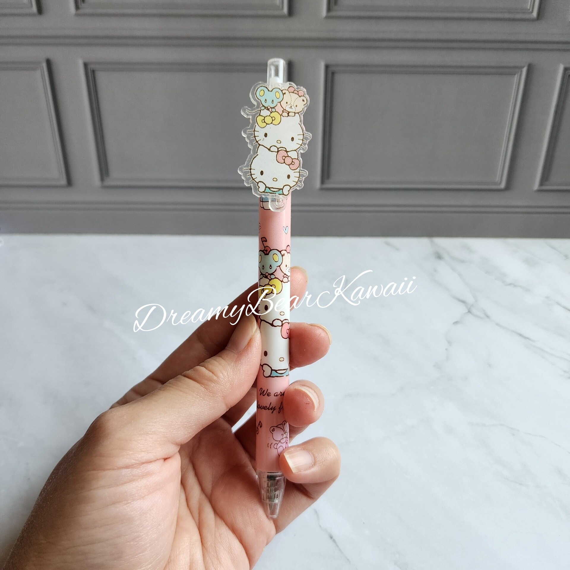 Kawaii Cute Sanrio Character Pen Birthday Gift Stationery Gel Pen Hello ...