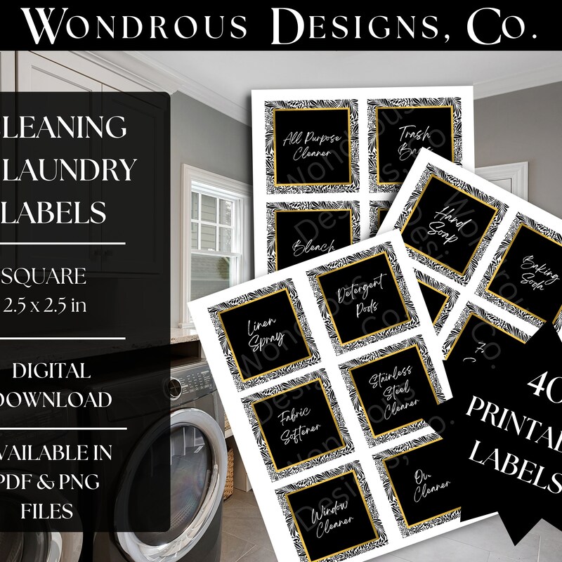 Laundry Labels - Etsy