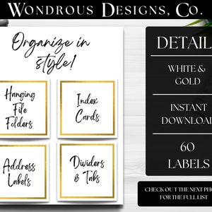 Printable Office Labels L Digital Prints L JPG L PNG L PDF L Office ...