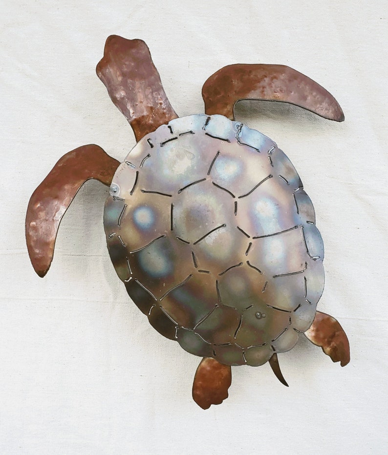 Sea Turtle Metal Wall Art - Etsy