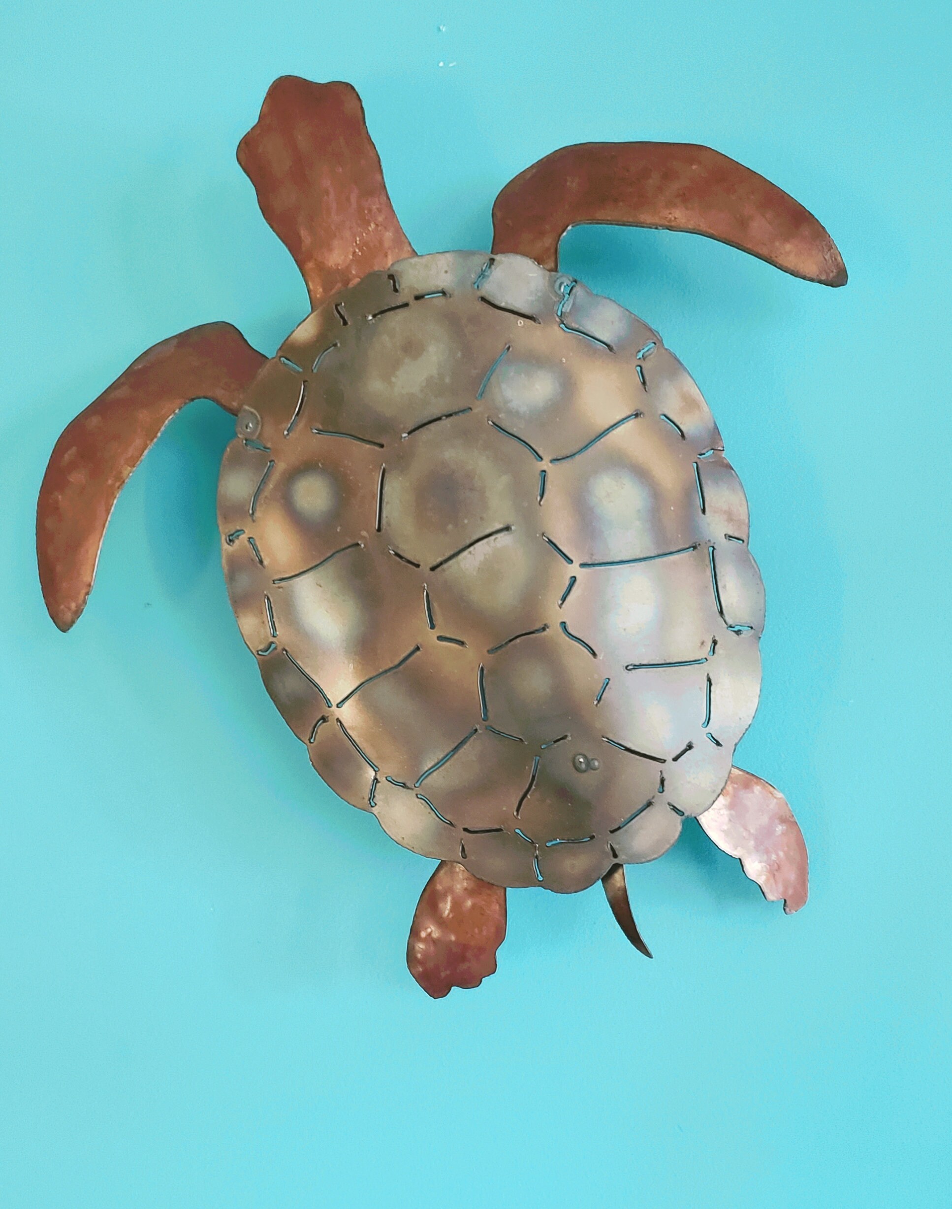 Sea Turtle Metal Wall Art - Etsy