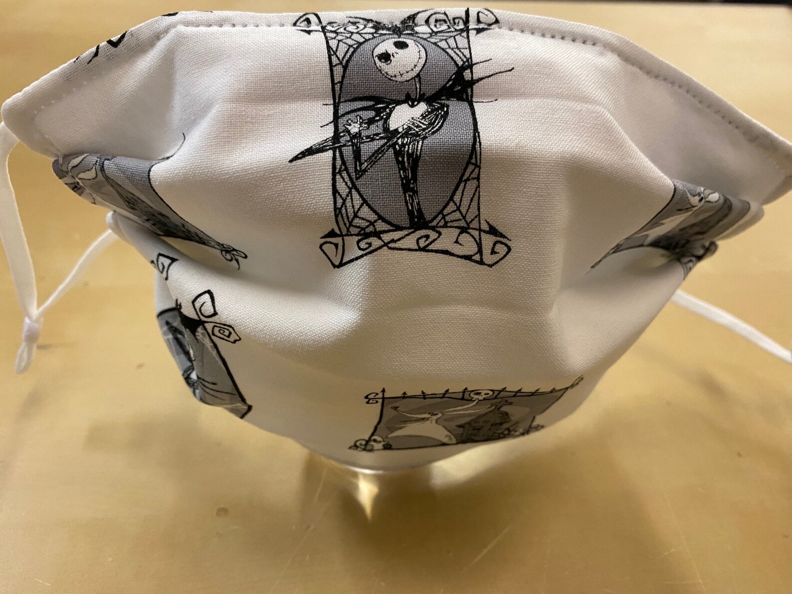 Jack Skellington Sparky Face Mask Tim Burton 3 Layers - Etsy