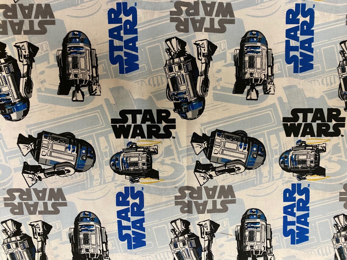 R2-D2 Star Wars Face Mask Classic 3 Layers Adjustable Nose - Etsy