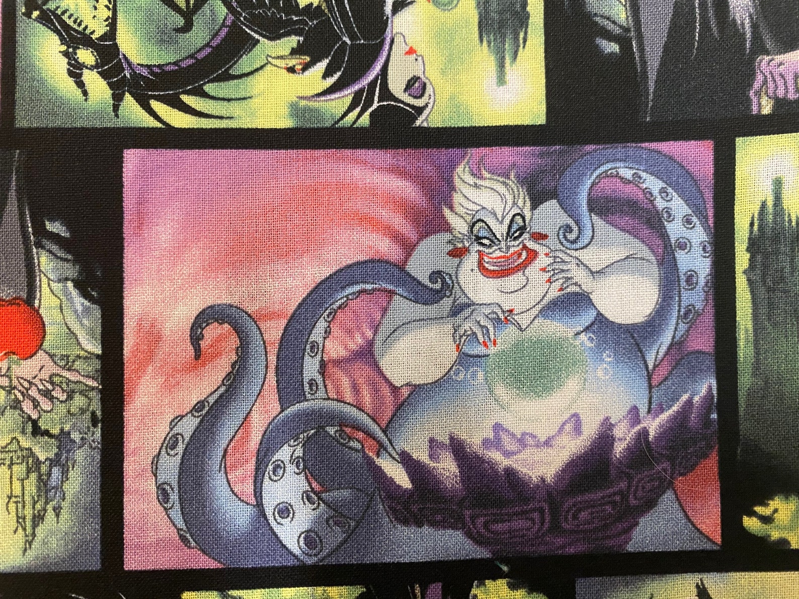 Disney Villains Face Mask Ursula-maleficent-evil Queen 3 | Etsy