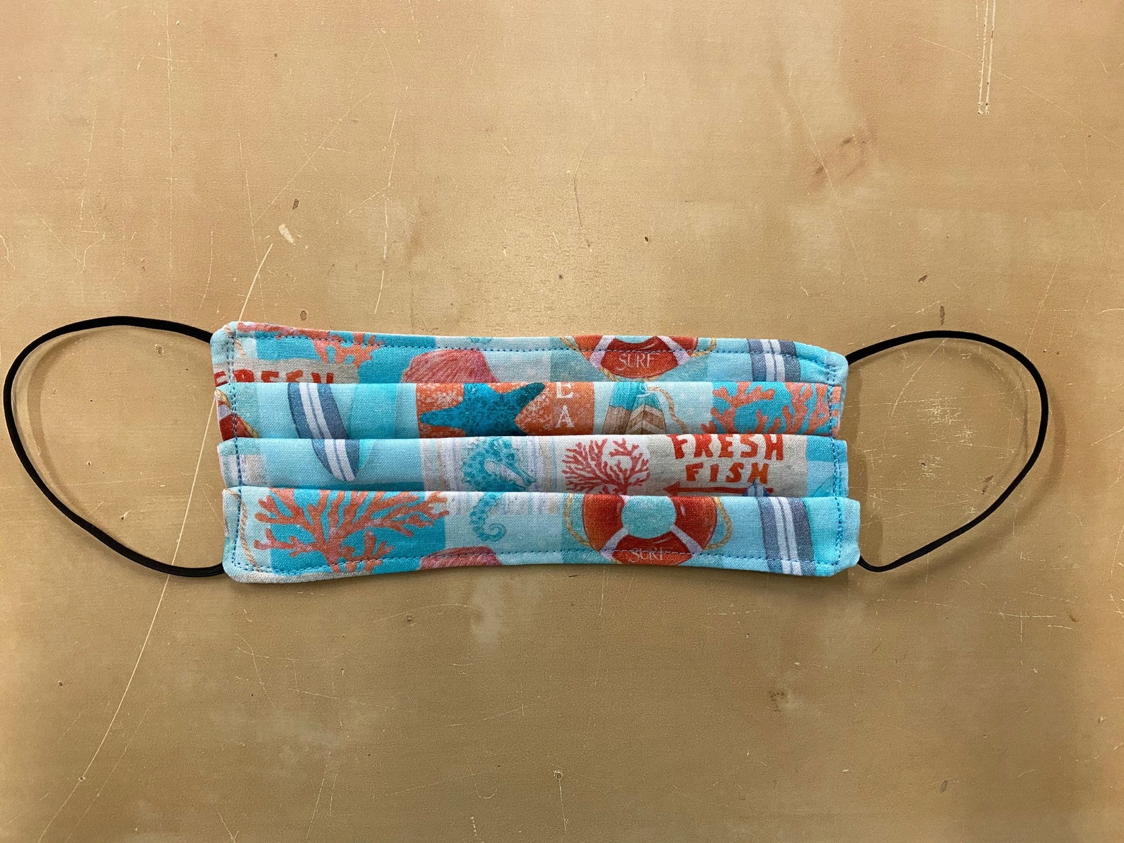 Ocean Treasures Face Mask Beach 3 Layers Adjustable Nose | Etsy