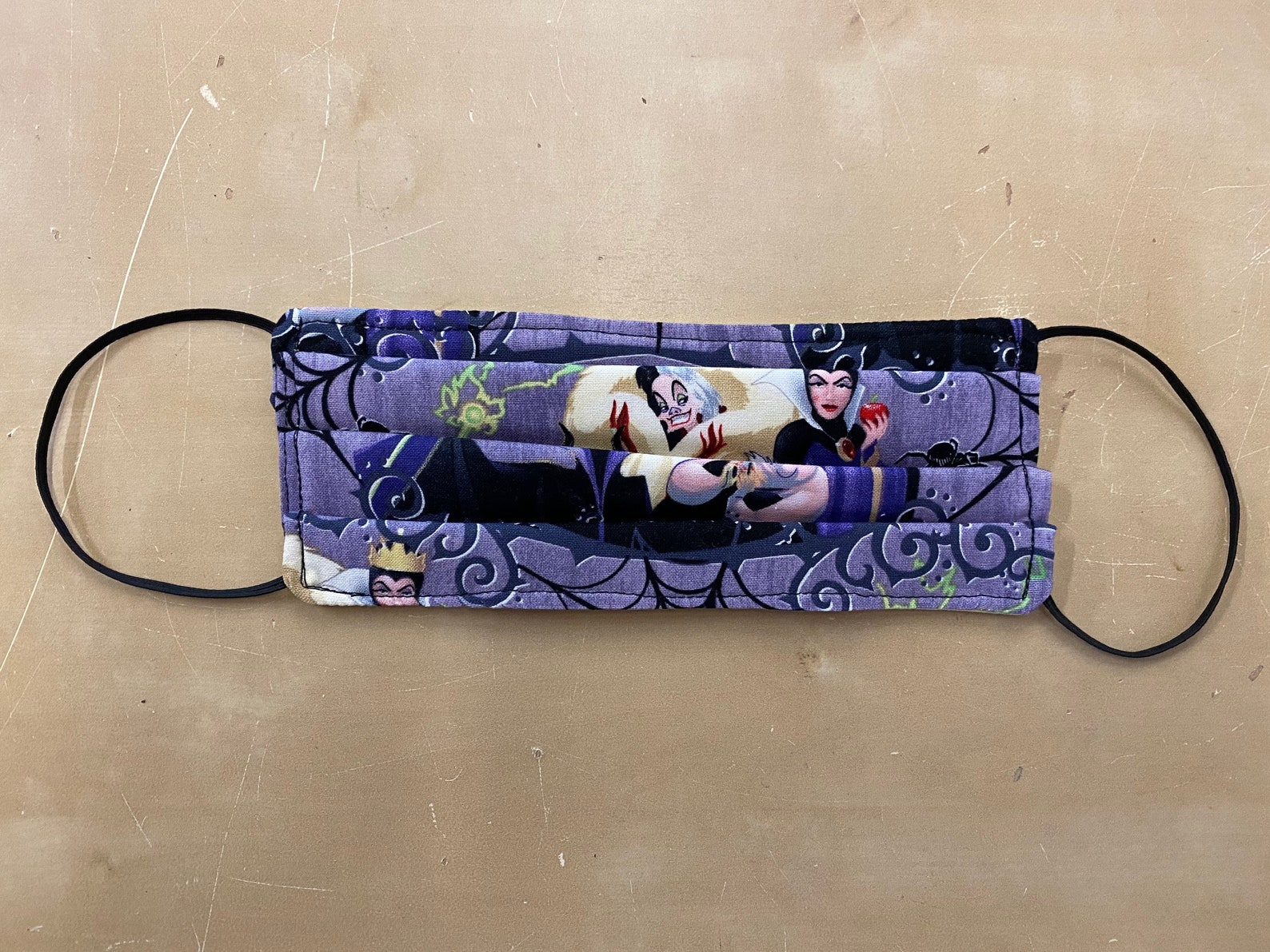 Disney Villains Face Mask Maleficent Et Al 3 Layers | Etsy